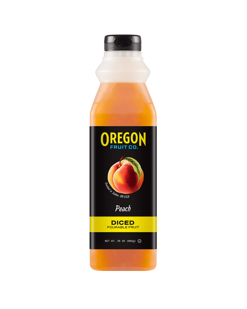 Peach Diced Pourable Fruit - Frozen | Oregon Fruit