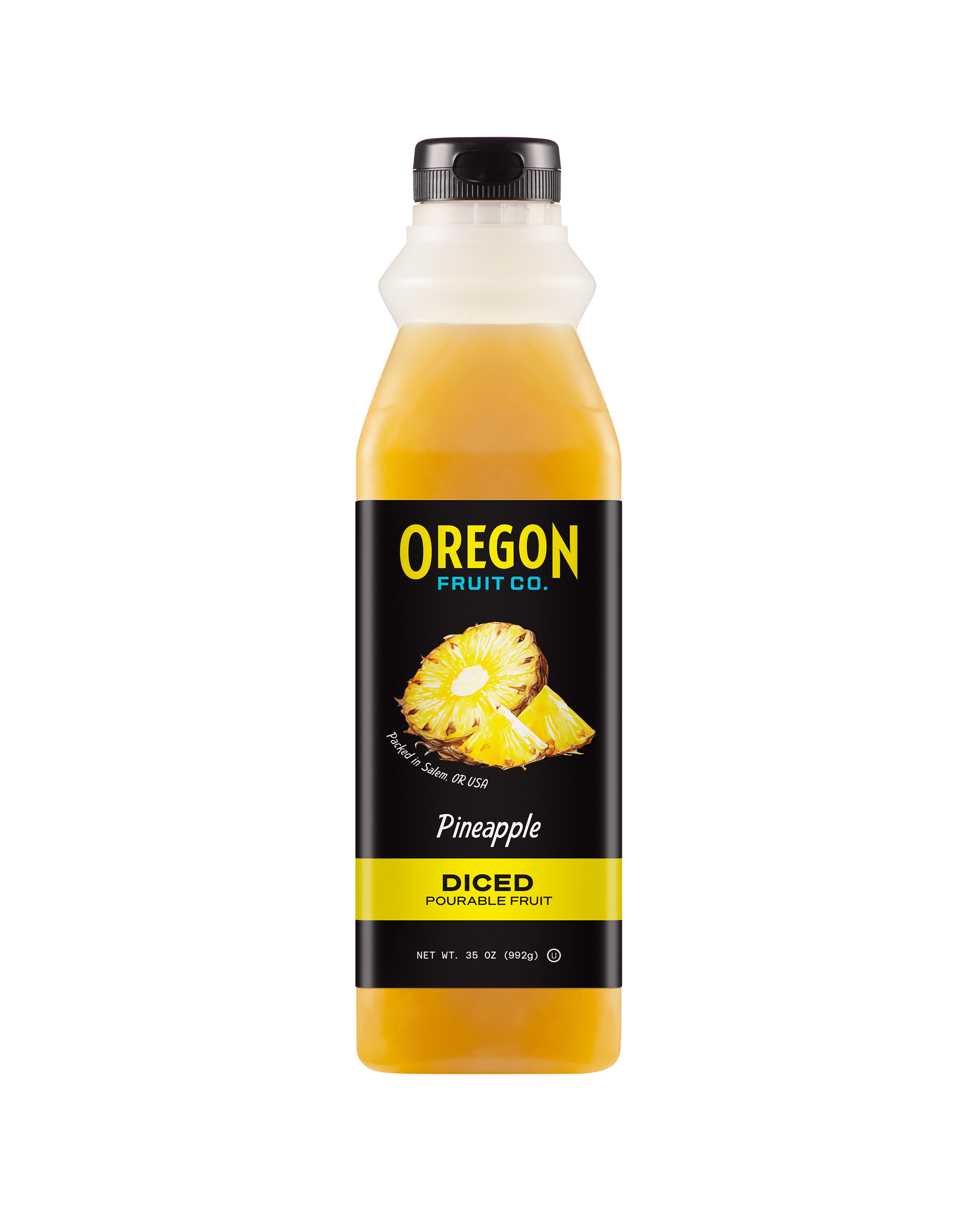 Pineapple Diced Pourable Fruit - Frozen